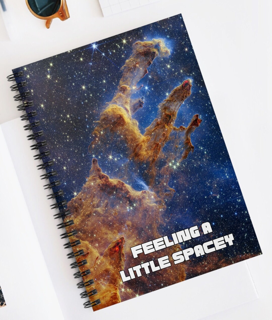 Pillars of Creation Notebook - Science Fiction Sci Fi Spiral Galaxies ...