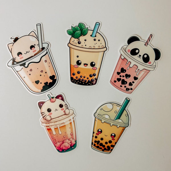 Boba Tea Sticker - Etsy