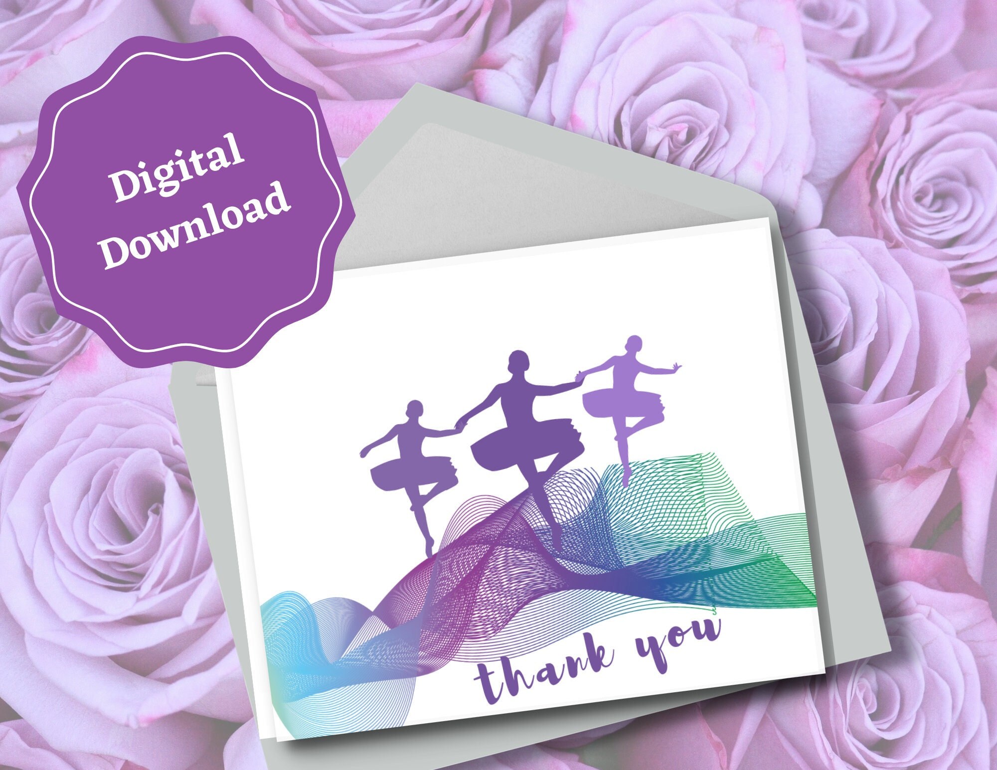 Dance Thank You Note Cards - Etsy