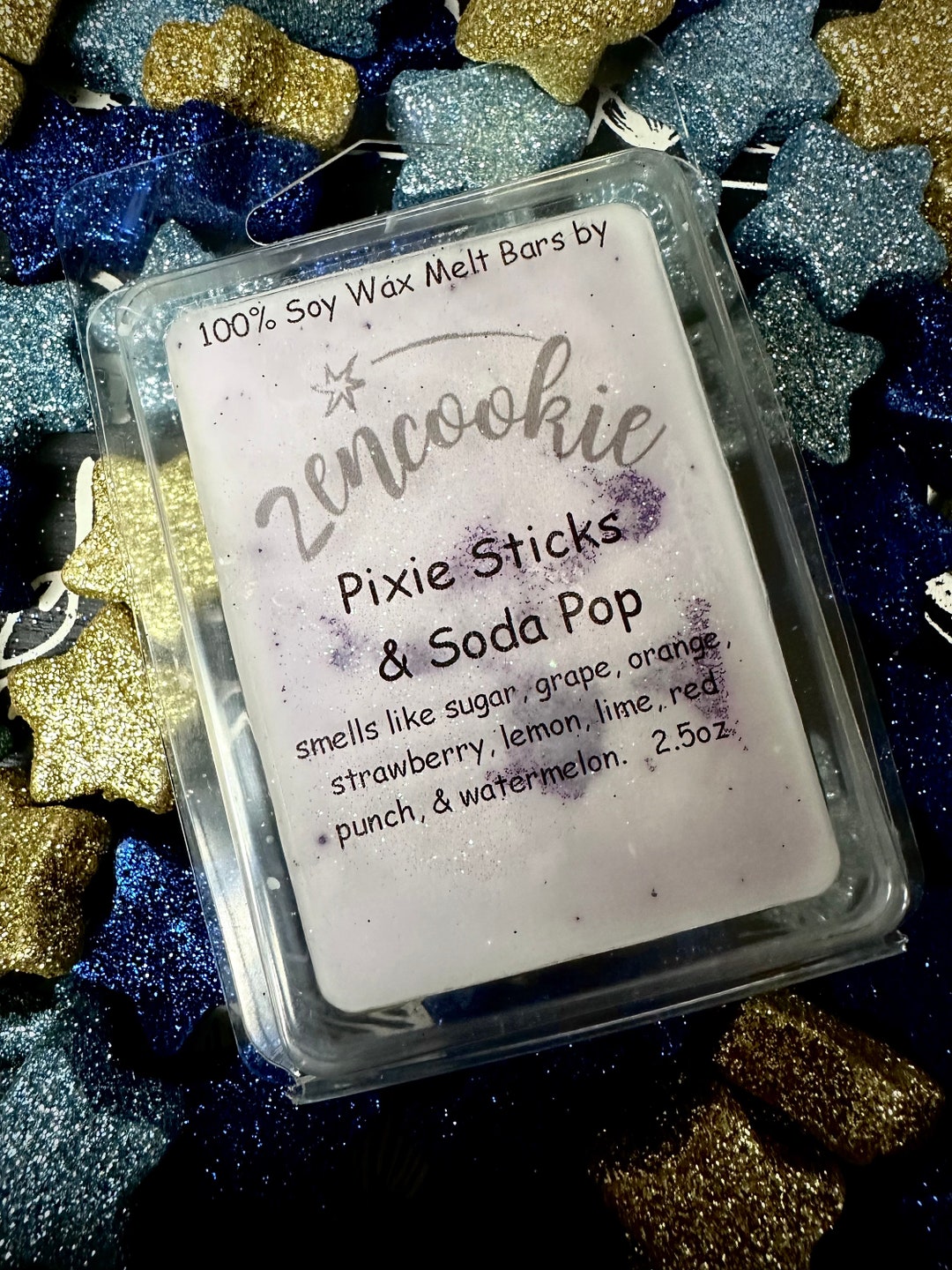 Pixie Sticks & Soda Pop Soy Shimmer Candle Wax Melts Smells Like Sugar ...