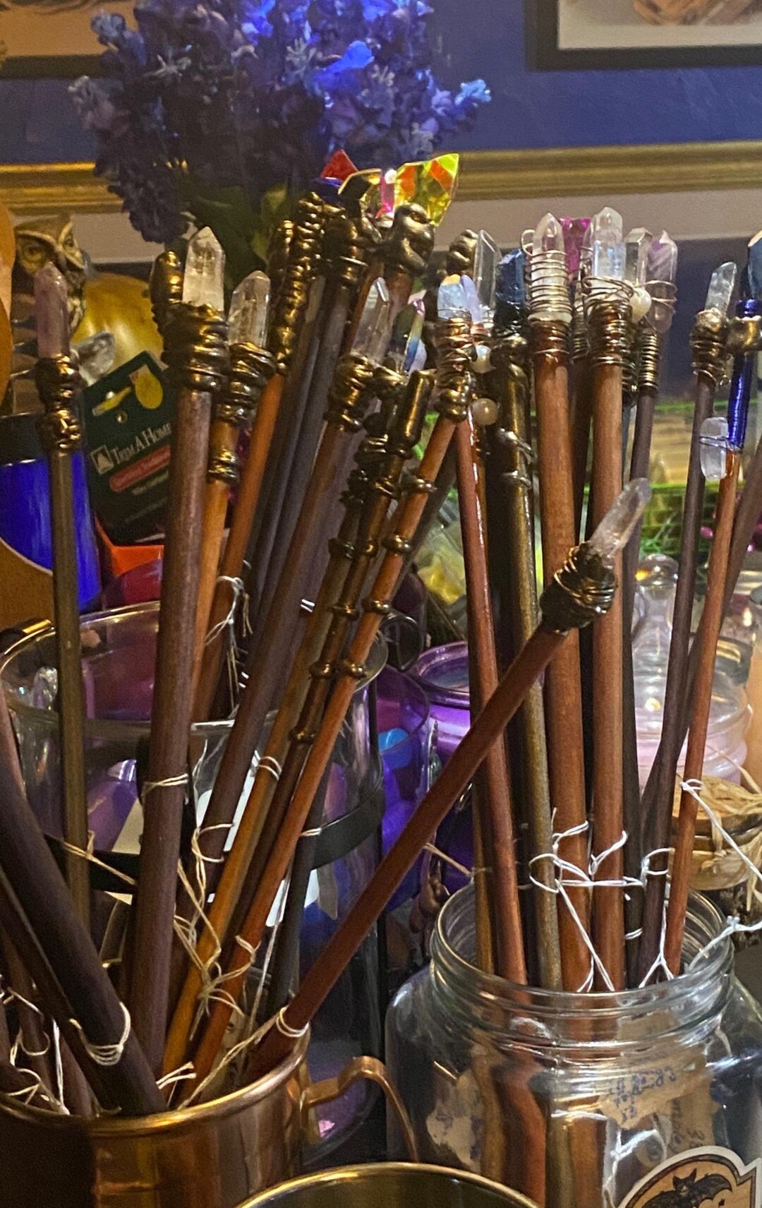 Surprise Wizard Wand: Wirework Options, Faux Stone & Genuine Crystal ...