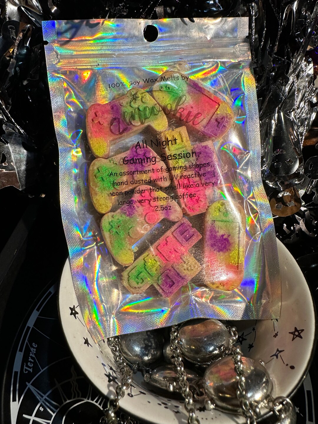 Neon Dusted Gamer Themed Soy Wax Mini Melts Grapefruit Cherry Lemon ...