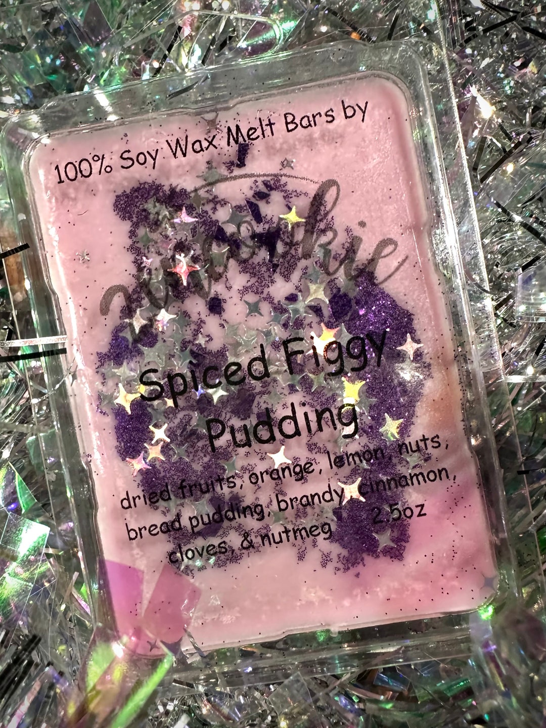Spiced Figgy Pudding Glitter Confetti Soy Wax Melt Spices Fruit Orange ...
