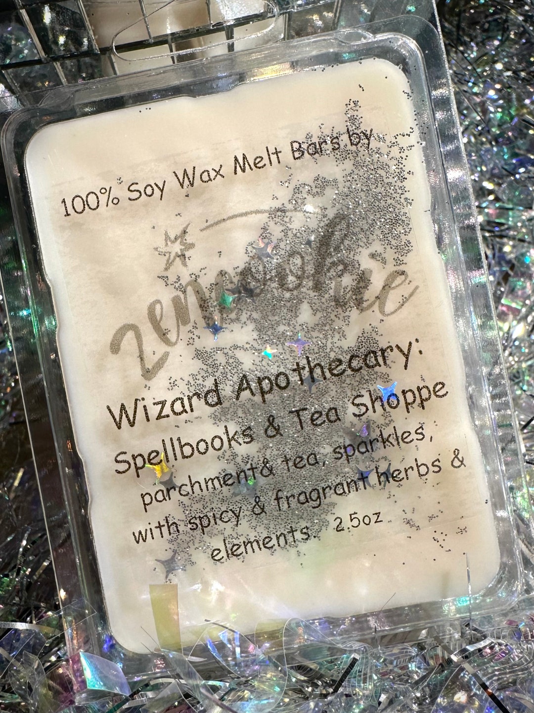 Wizard Apothecary Wax Melt: Spellbooks & Tea Shoppe, Shimmer Glitter - Etsy