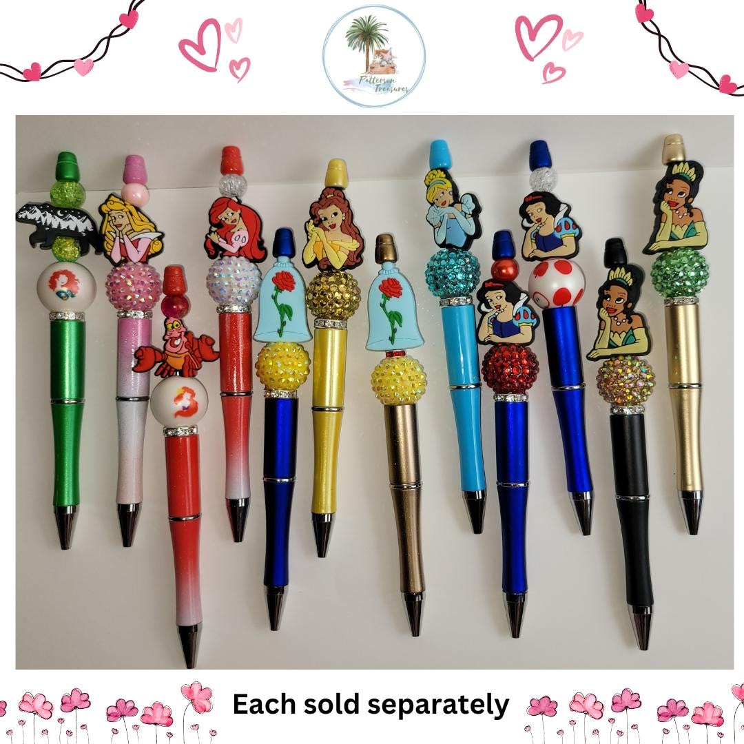 Princess Pens | Bling Pen | Rose Pen | Gift for Her | Stocking Stuffers ...