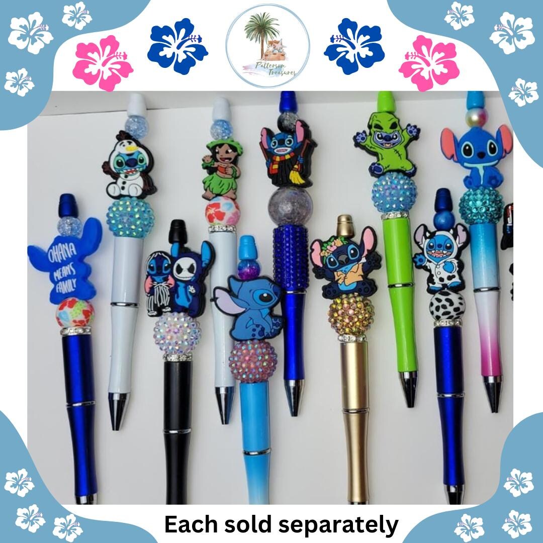 Character Pen | Blue Alien Pen | Hawaiian Pen | Office Gift | Focal Pen ...
