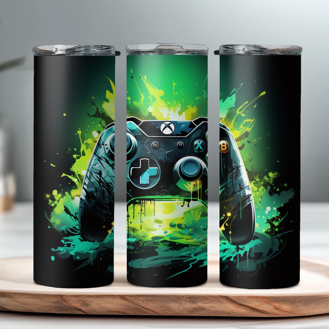 Seamless Game Controller Tumbler Wrap, Sublimation 20 Oz, Skinny ...