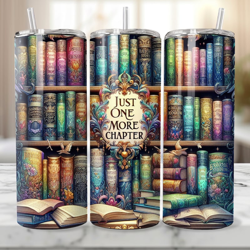 Book Girl Tumbler Wrap Png - Etsy