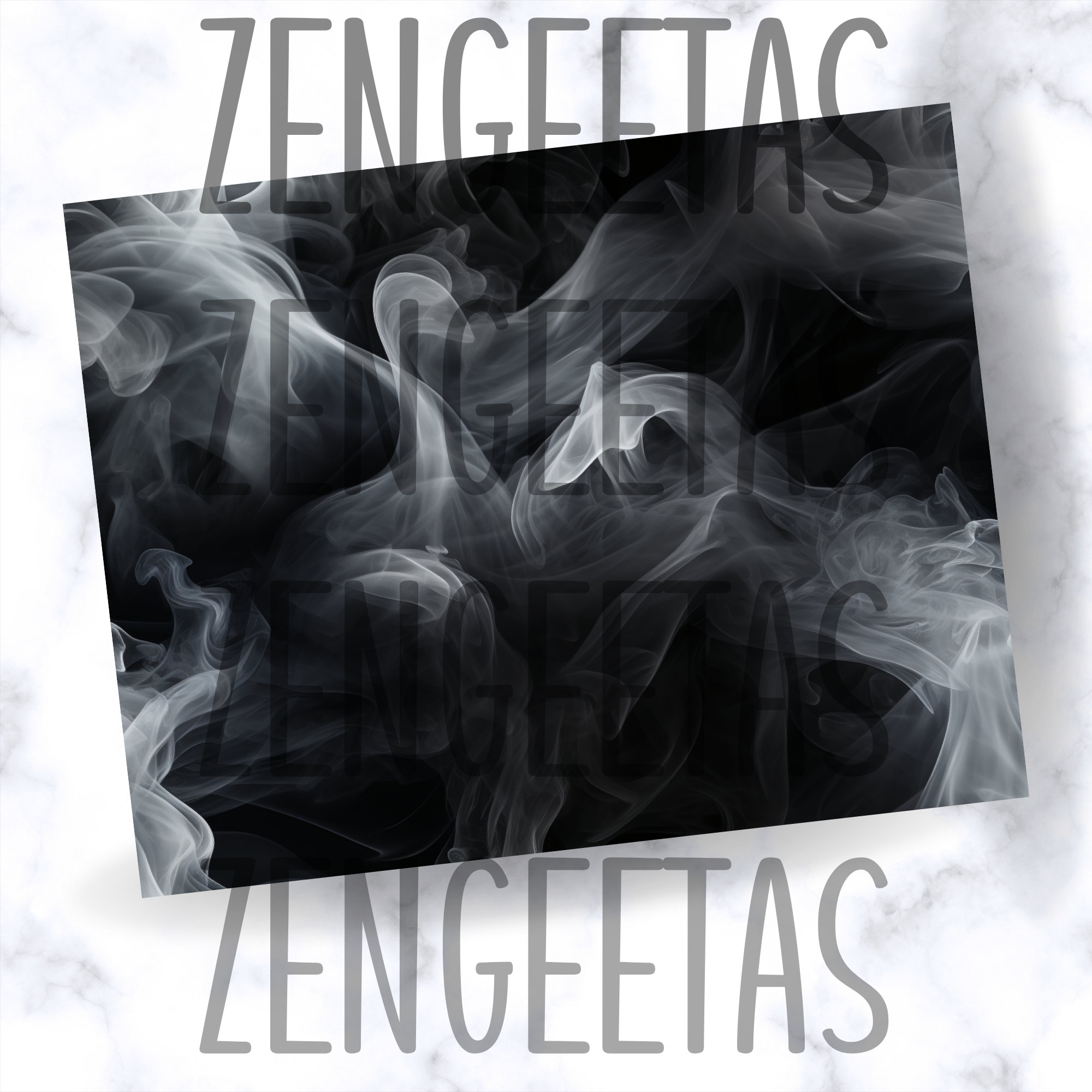 Seamless White Smoke Tumbler Wrap, Sublimation 20 Oz, Skinny, Instant ...