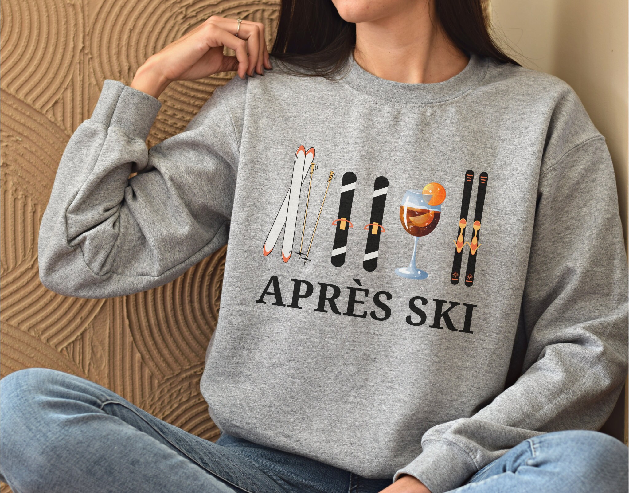Après Ski Aperol Spritz Sweatshirt: Winter Sports Crewneck - Etsy