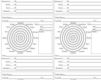Beer Tasting Log Sheets - Etsy