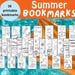 Summer Bookmarks / Printable Bookmarks for Summer Reading / Summer ...
