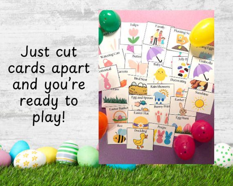 Easter Pictionary / Easter Game Printable / Easter Activities for Kids ...