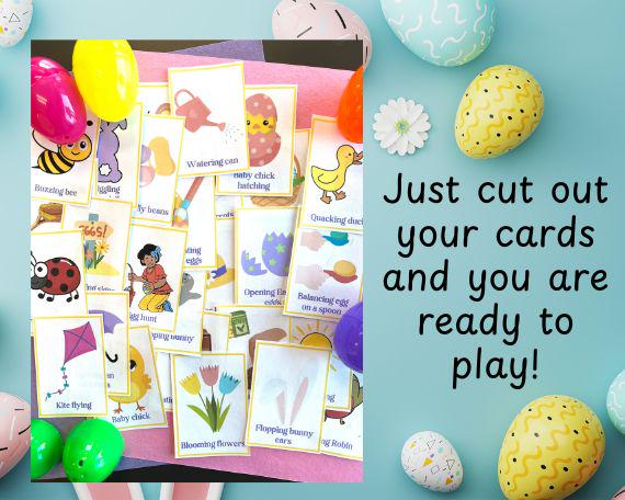 Easter Charades for Kids / Easter Games Printable / Easter Classroom ...