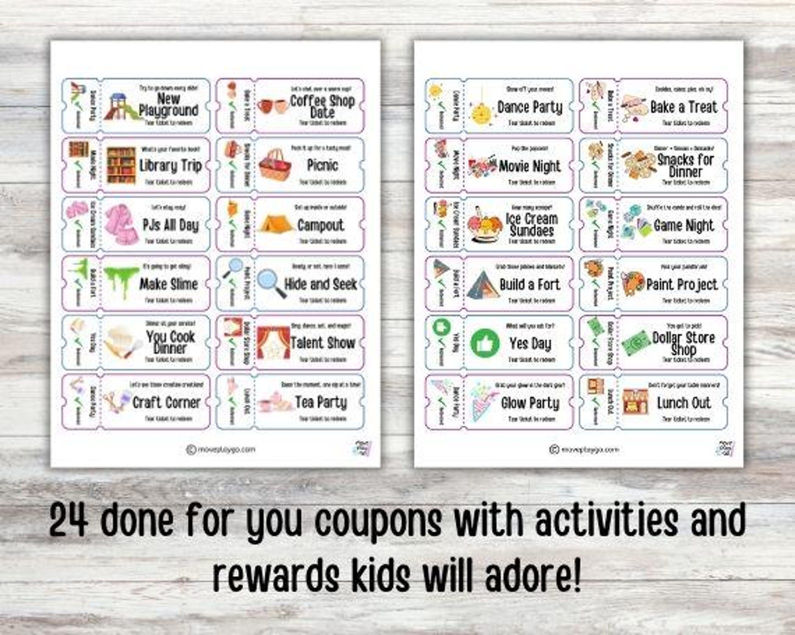 Coupon Book for Kids / Coupon Book Gift / Kids Coupons / Printable ...