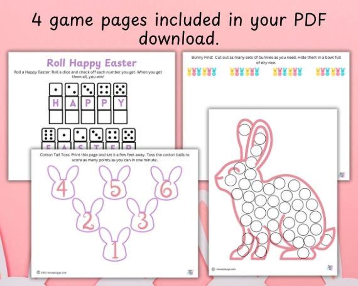 Easter Minute to Win It / Easter Classroom Games / Easter Family Games ...