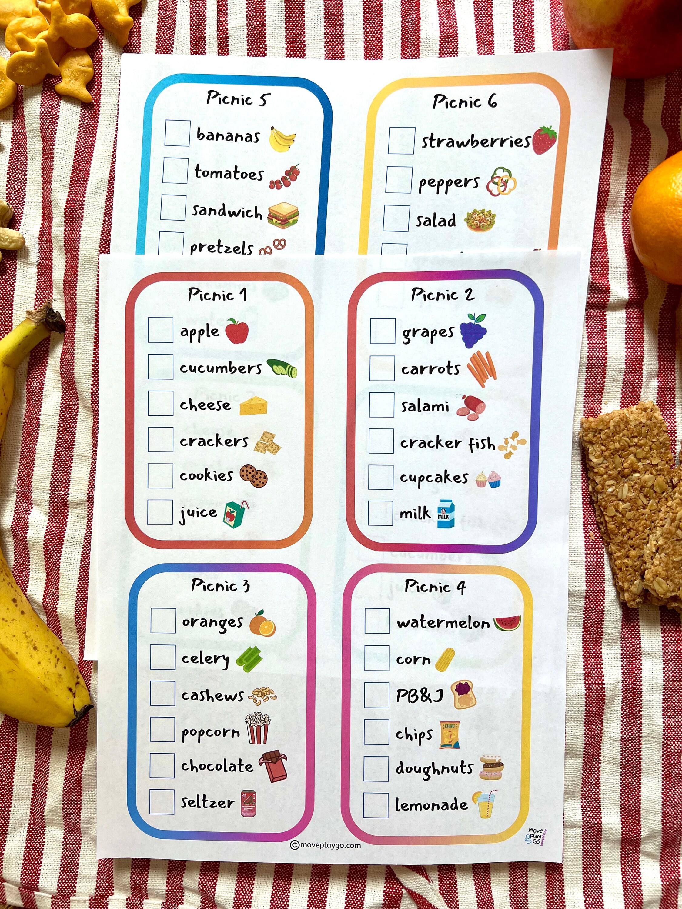 Picnic Basket Busy Book Printable, Busy Binder, Quiet Book, Toddler ...