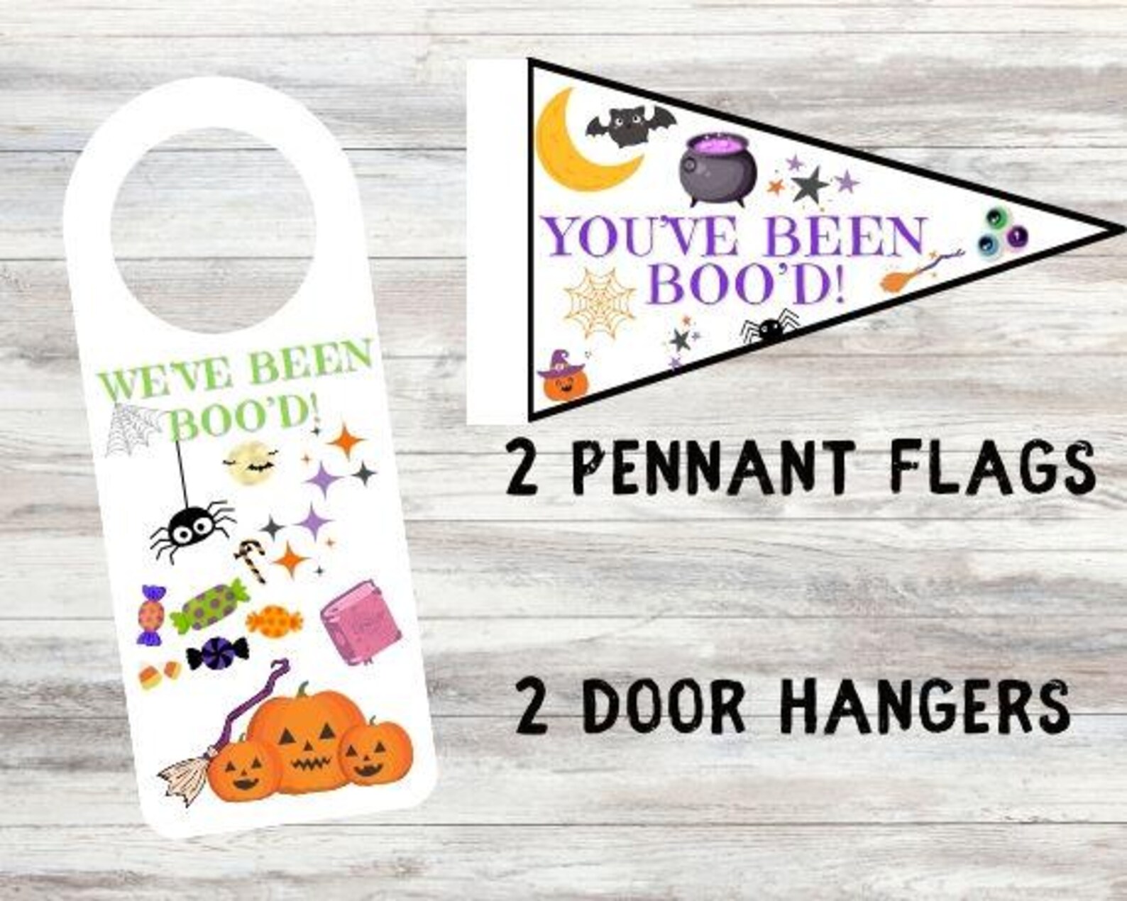 Boo Basket Printable Bundle, You've Been Boo'd Printable, Halloween ...