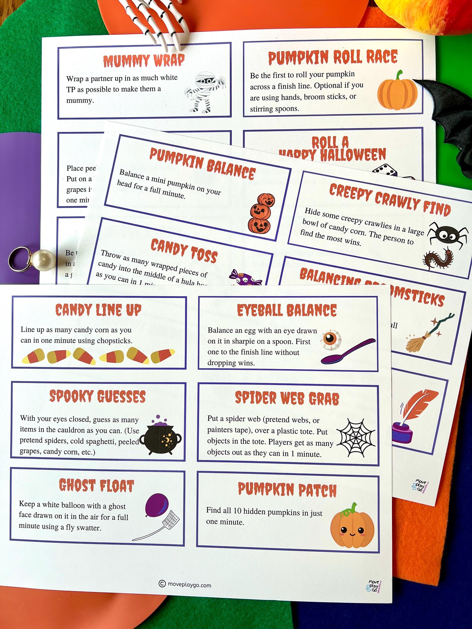 Halloween Minute to Win It, Halloween Games, Halloween Game Printable ...