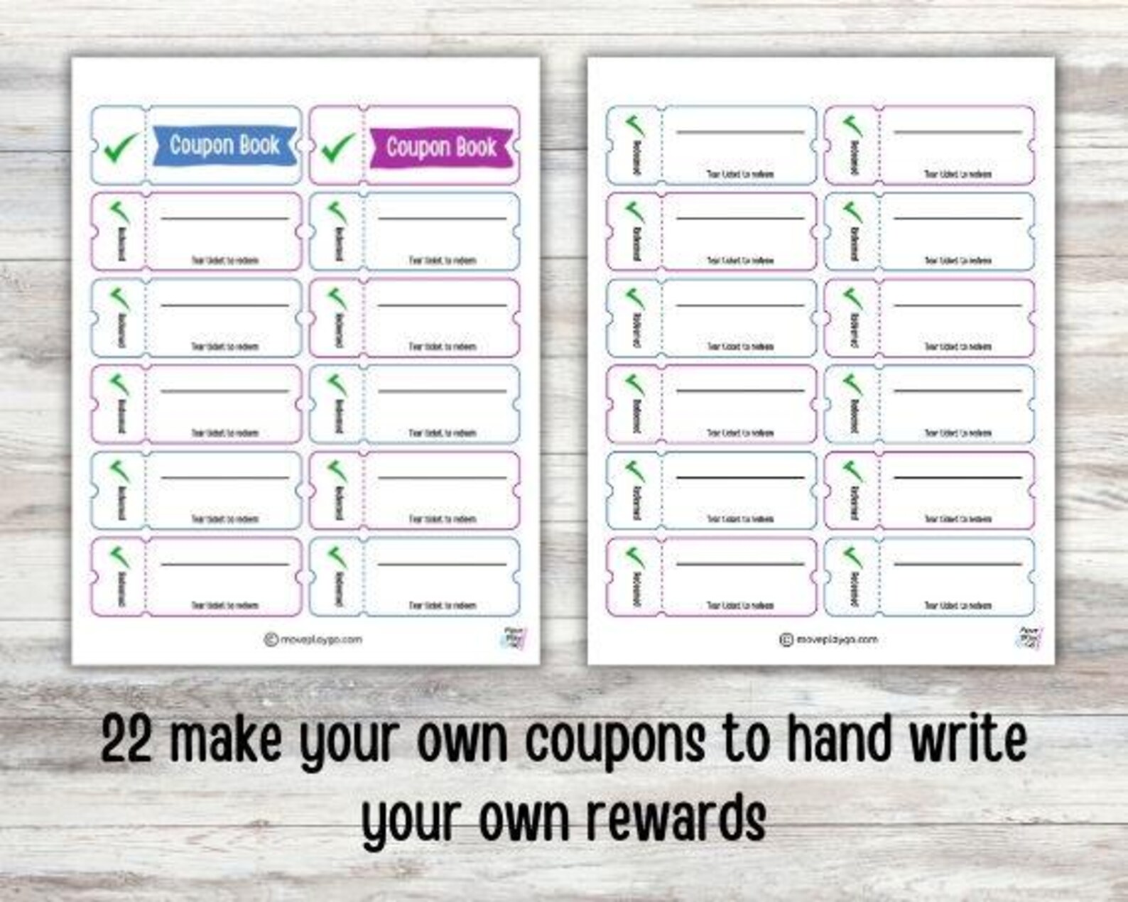 Coupon Book for Kids / Coupon Book Gift / Kids Coupons / Printable ...