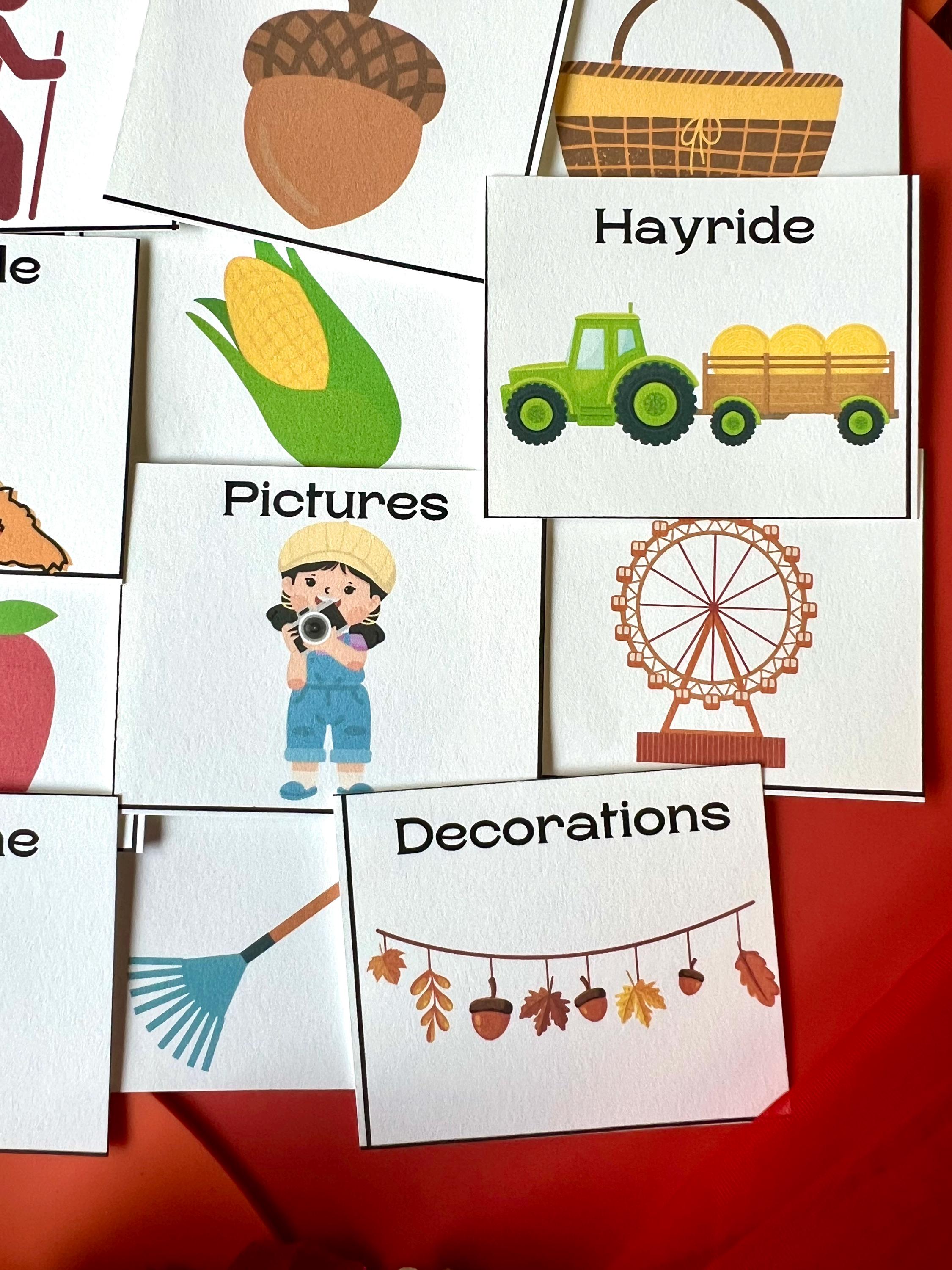 Fall Pictionary, Printable Kids Activities, Fall Activities for ...