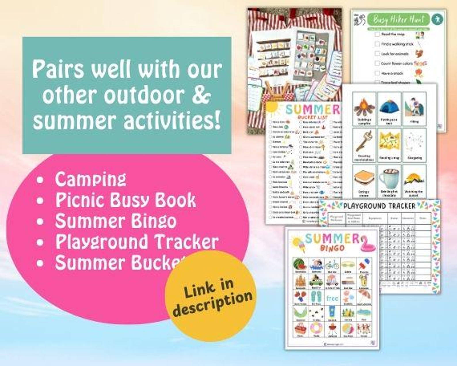 Summer Bookmarks / Printable Bookmarks for Summer Reading / Summer ...