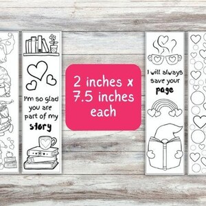 Printable Bookmarks for Classroom Valentines / Class Valentine's ...