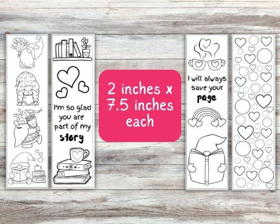 Printable Bookmarks for Classroom Valentines / Class Valentine's ...