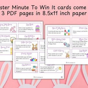 Easter Minute to Win It / Easter Classroom Games / Easter Family Games ...