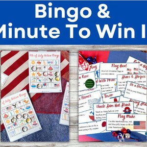 4th of July Printable Activity Bundle, Games Pack, Family Games ...