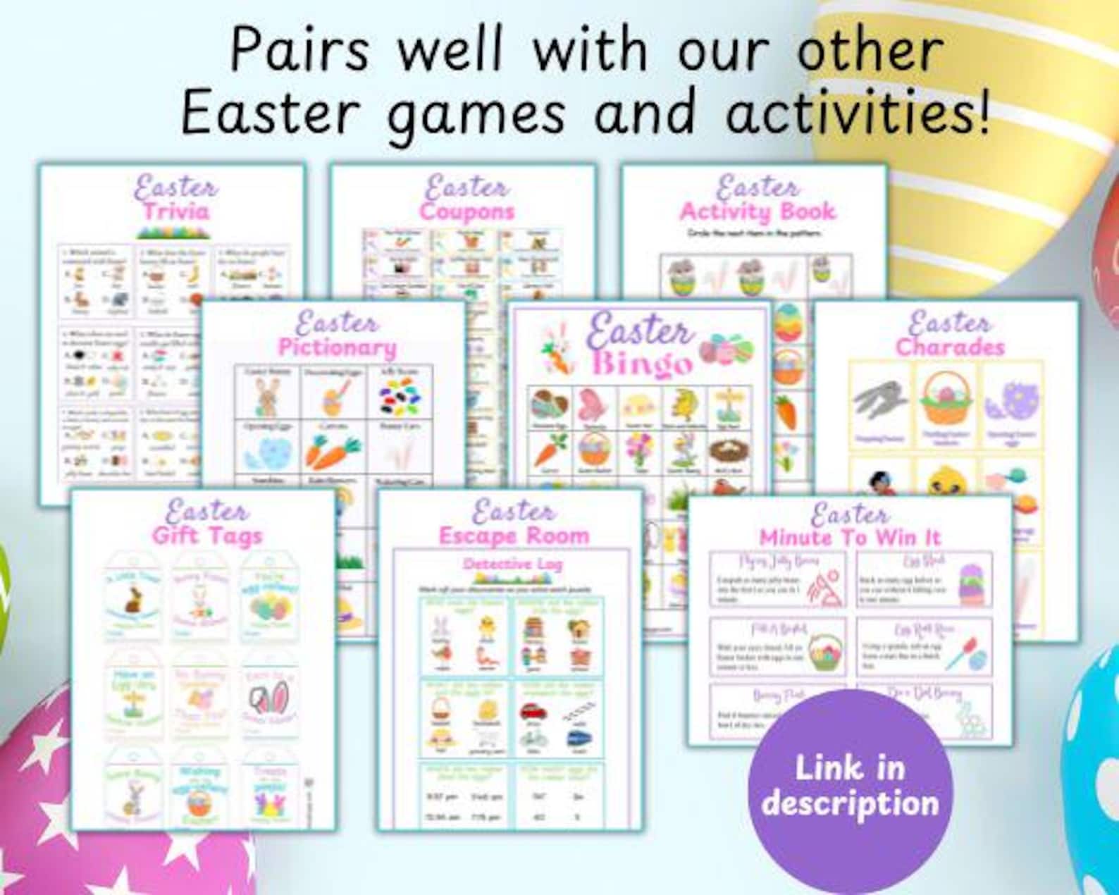 Easter Minute to Win It / Easter Classroom Games / Easter Family Games ...