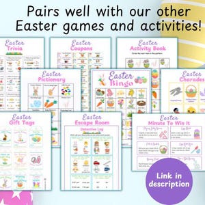 Easter Minute to Win It / Easter Classroom Games / Easter Family Games ...