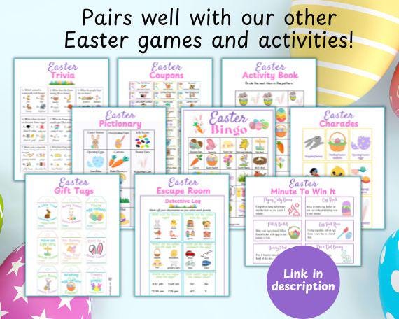 Easter Minute to Win It / Easter Classroom Games / Easter Family Games ...