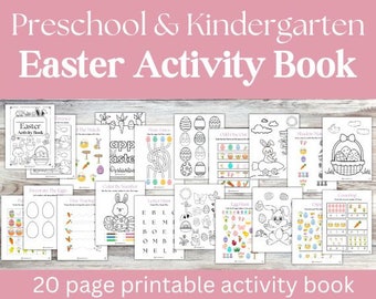 Easter Counting Activity Book, Activity Book for Preschoolers and ...
