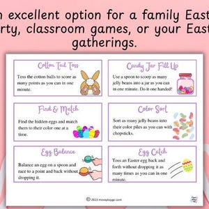 Easter Minute to Win It / Easter Classroom Games / Easter Family Games ...