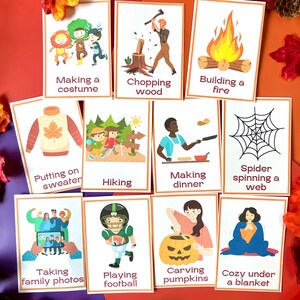 Fall Charades, Printable Kids Activities, Fall Activities for ...