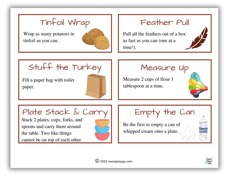 Thanksgiving Minute to Win It, Thanksgiving Game, Thanksgiving Party ...