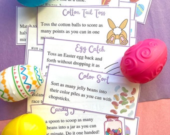 Easter Printable Game Easter Minute to Win It Kids Easter - Etsy