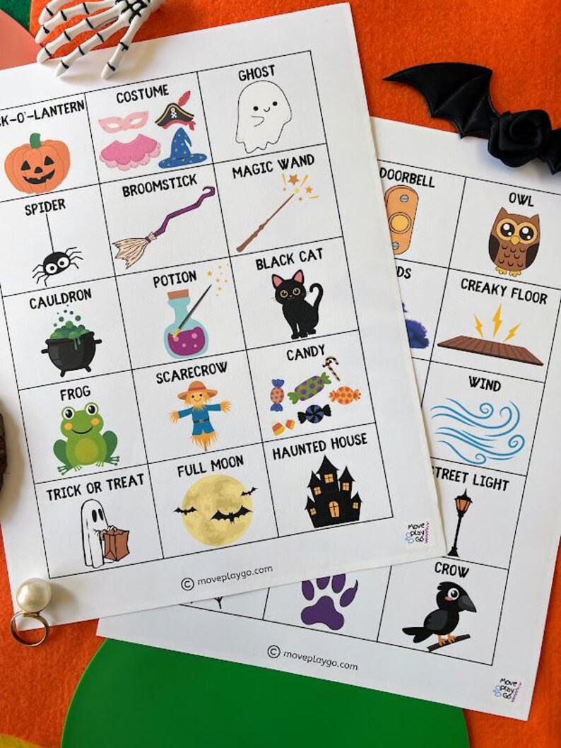 Halloween Pictionary for Kids, Family Halloween, Halloween Printables ...