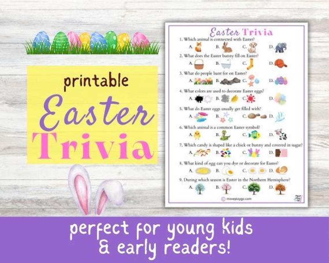 Easter Trivia / Easter Family Games / Easter Activities / Easter Trivia ...