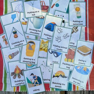 Printable Camping Charades Kids Activities, Camping Game Ideas, Camping ...