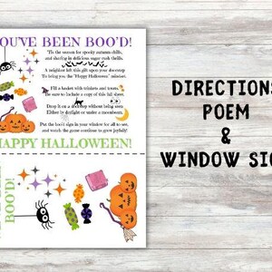Boo Basket Printable Bundle, You've Been Boo'd Printable, Halloween ...
