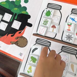 Potions Busy Book Printable, Printable Halloween Kids Activity, Boo ...