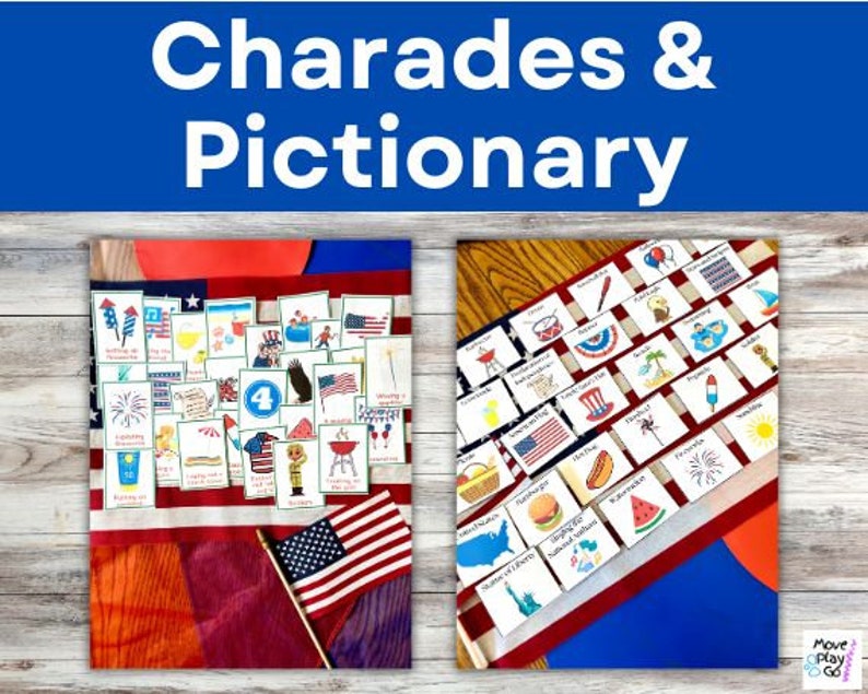 4th of July Printable Activity Bundle, Games Pack, Family Games ...