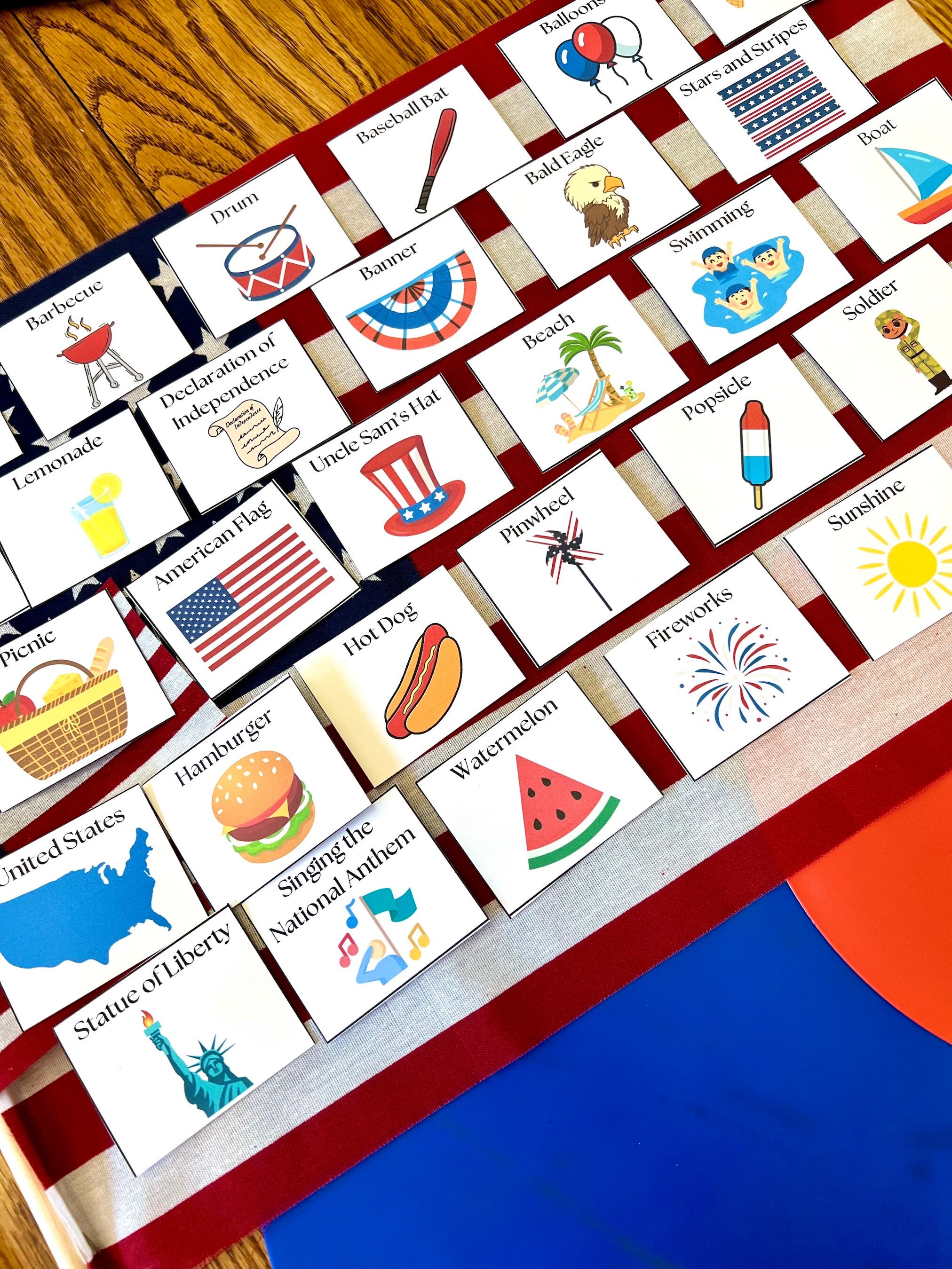 Fun 4th of July Pictionary Game for Kids, Independence Day Activity ...