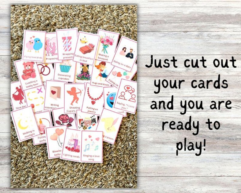 Valentine's Day Charades for Kids / Classroom Valentine's / Galentine's ...