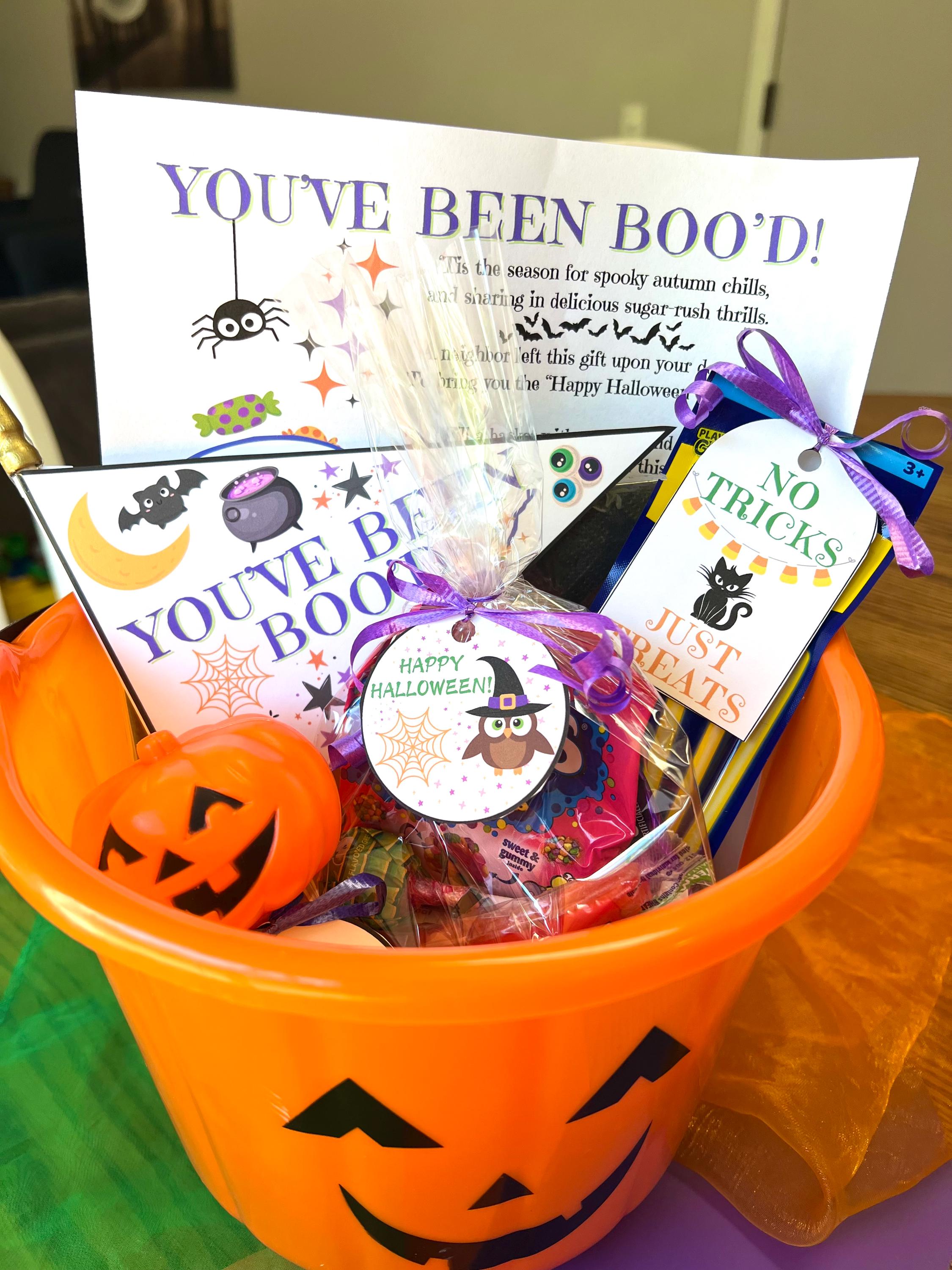 Boo Basket Printable Bundle, You've Been Boo'd Printable, Halloween ...