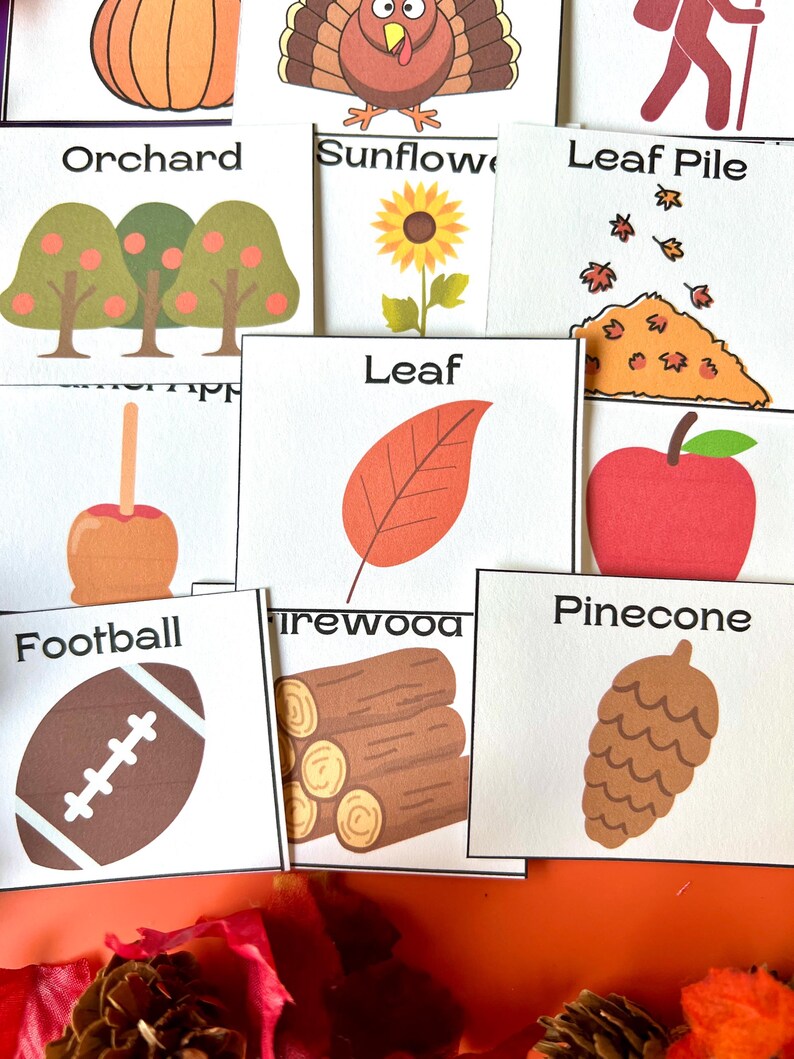Fall Pictionary, Printable Kids Activities, Fall Activities for ...