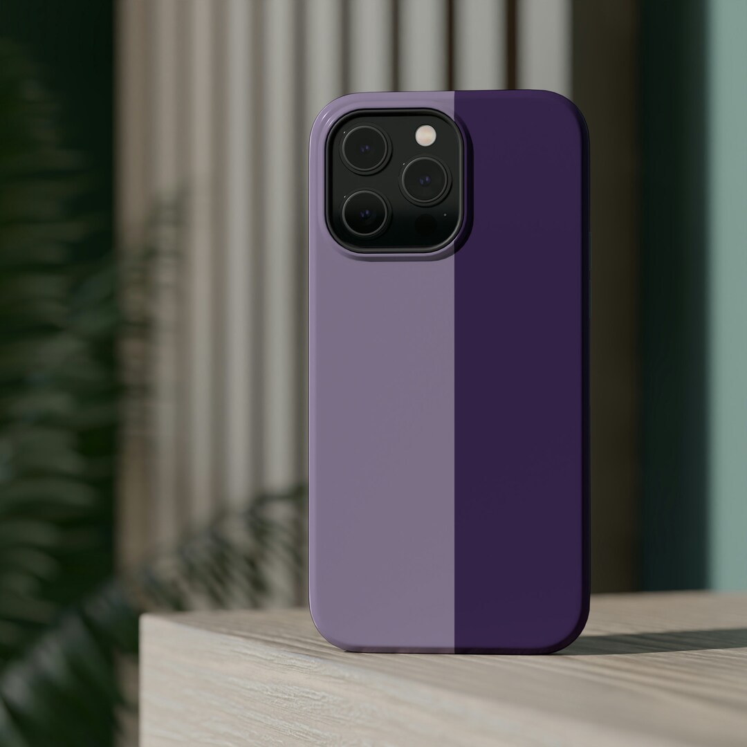 Light and Dark Purple Two Toned Magsafe Iphone 14 Iphone 14 - Etsy