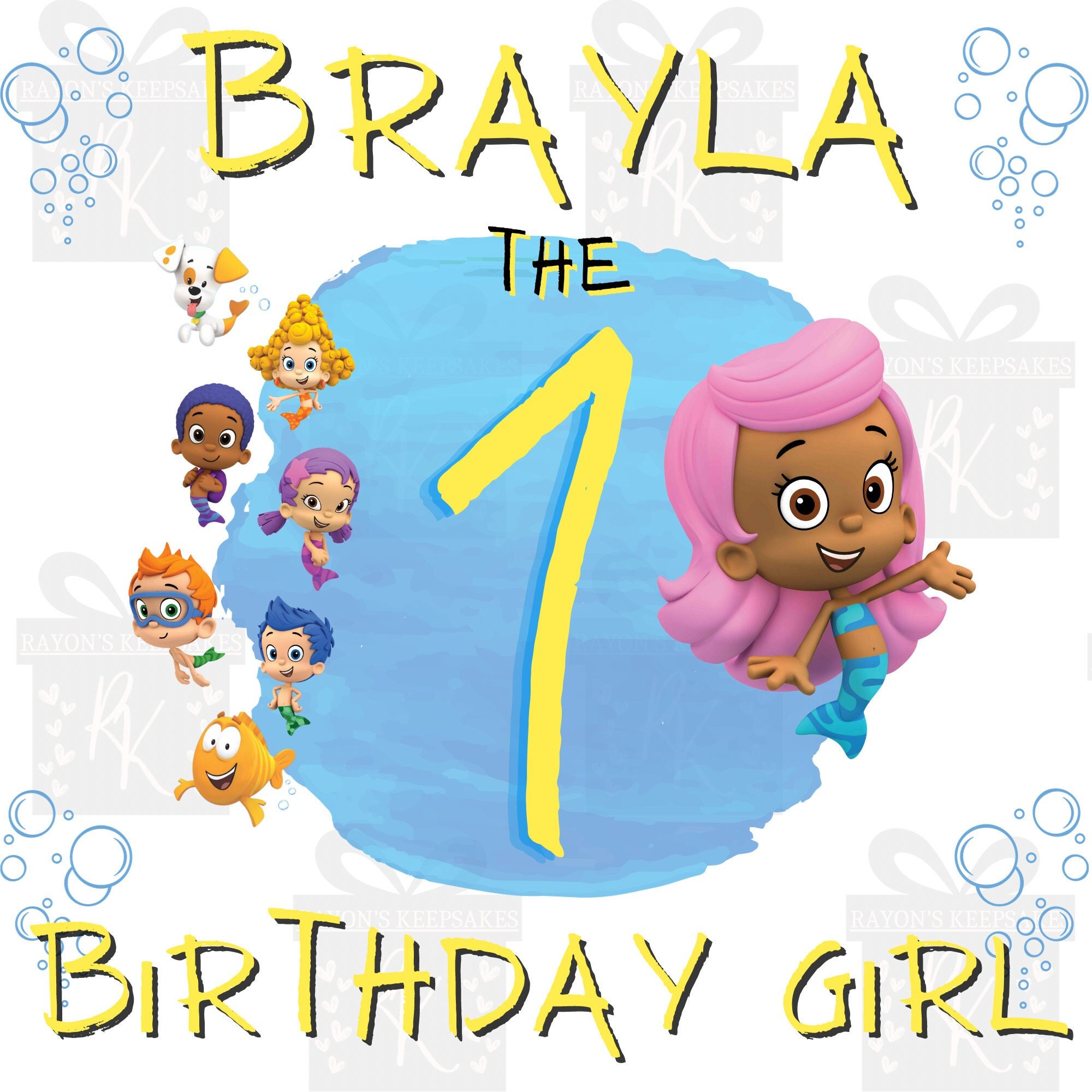 Molly Bubble Guppies Tshirt Bubble Guppies Birthday Shirt Etsy